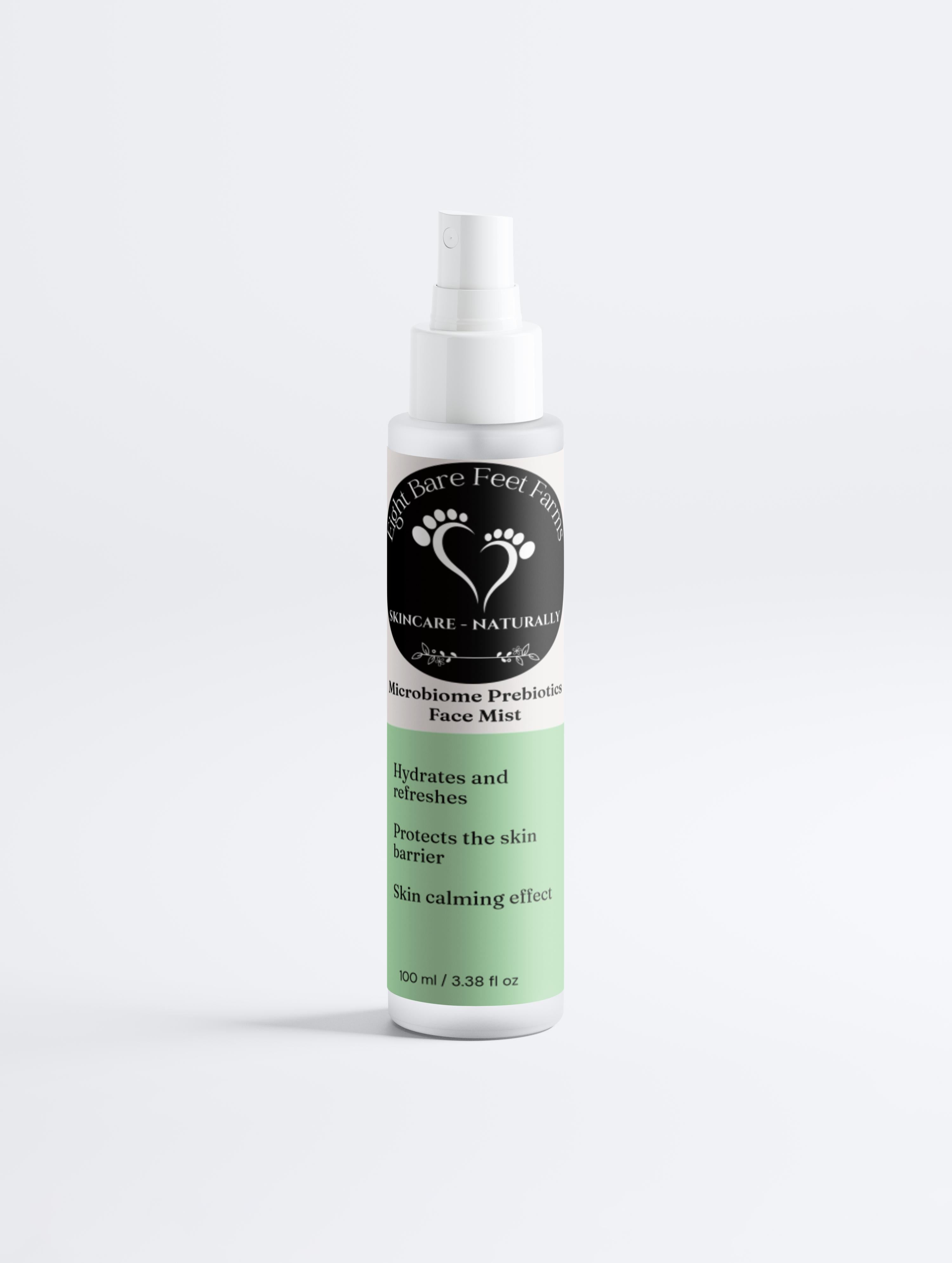 Microbiome Prebiotics Face Mist – Eight Bare Feet Natural Skincare